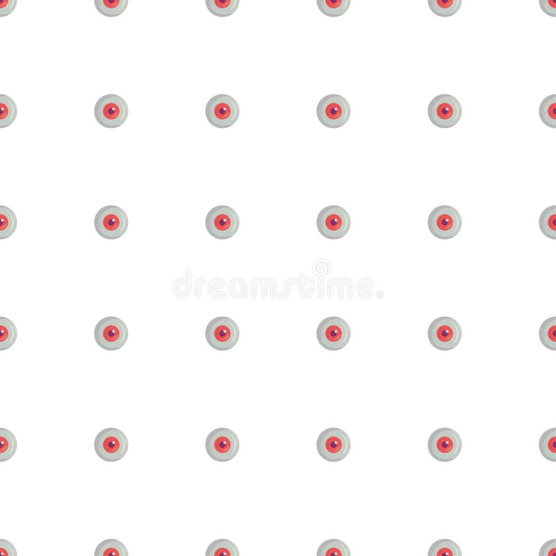 Witch Seamless Pattern with Red Eye Ball Stock Vector - Illustration of ...