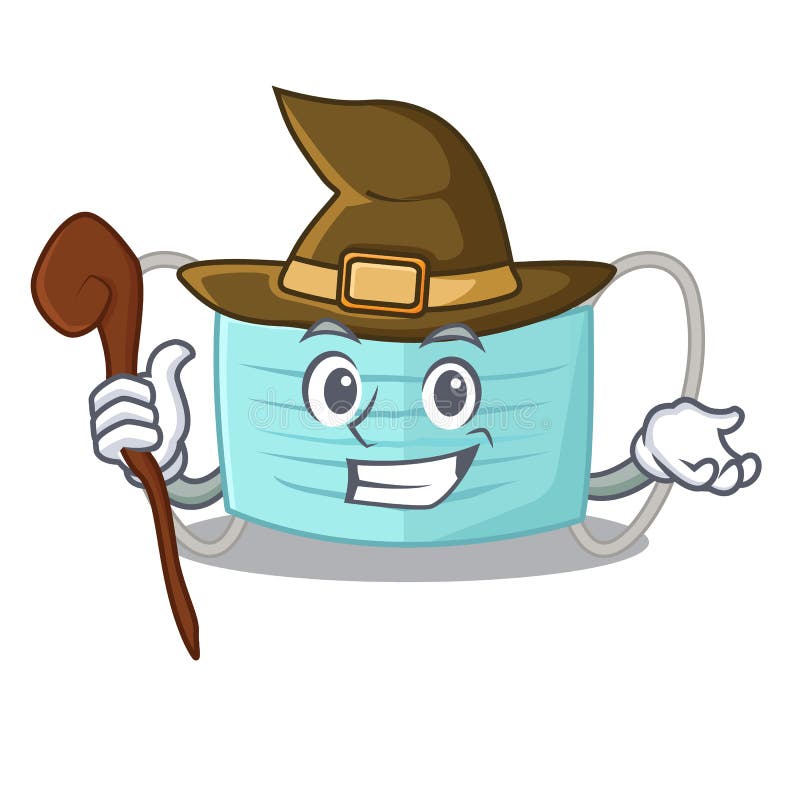 Witch Surigcal Mask in the Cartoon Box Stock Vector - Illustration of ...