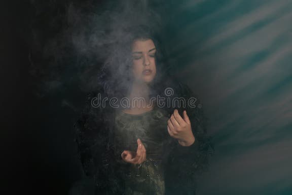 Witch woman stock photo. Image of mystery, halloween - 95394906