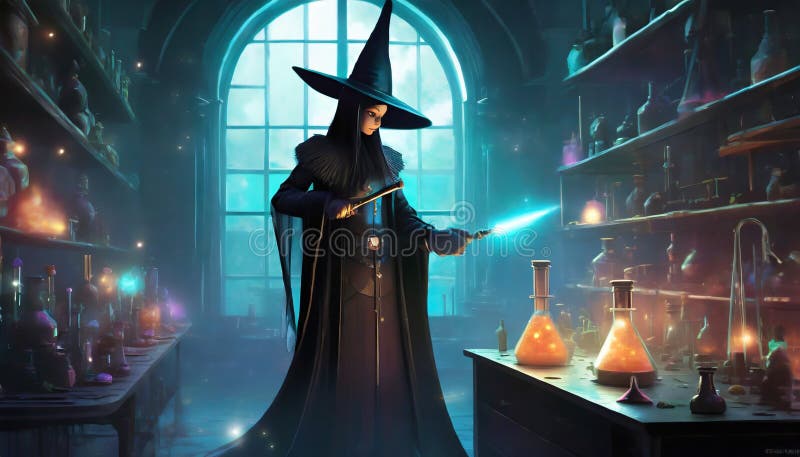 Witch Workshop Stock Illustrations – 126 Witch Workshop Stock ...