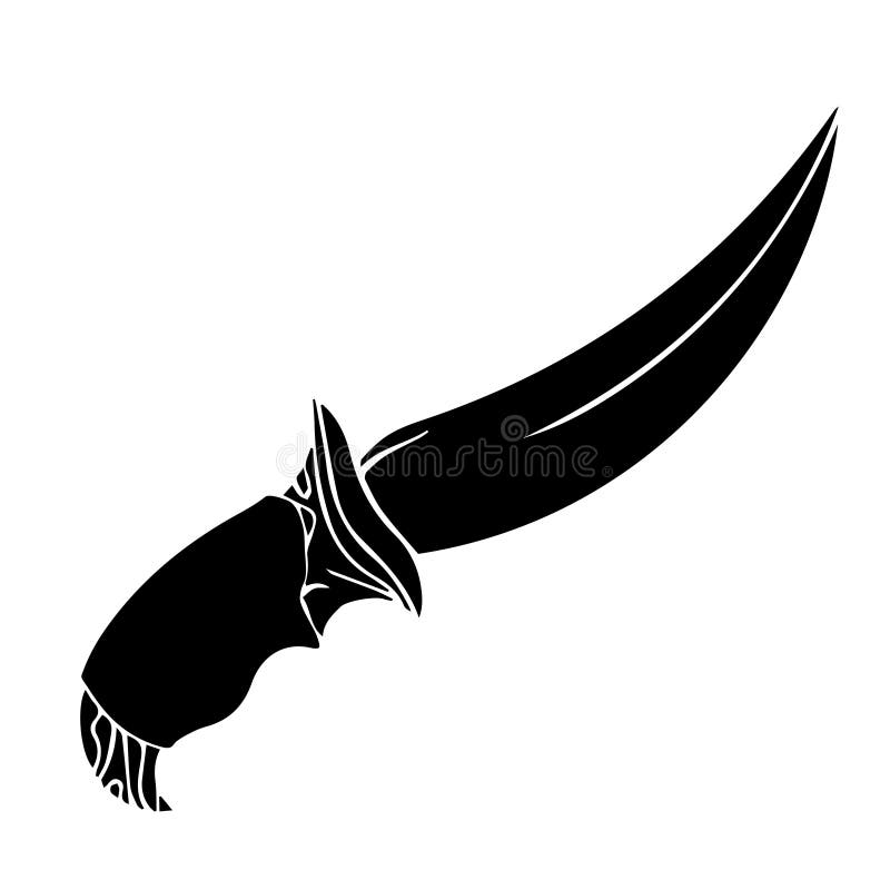 Witchcraft Ritual Dagger for Bloodletting and Sacrifice Isolated ...