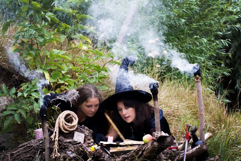 The witches conjure stock photo. Image of myth, celebration - 33287756