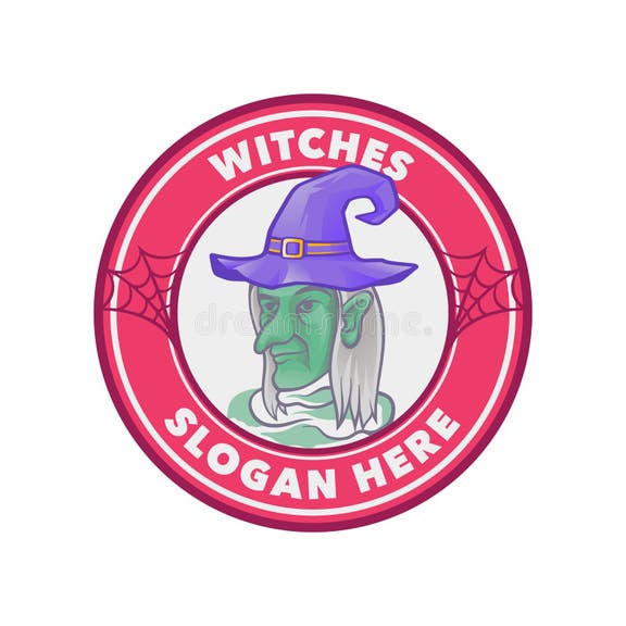 Witches logo template stock vector. Illustration of poster - 266071550
