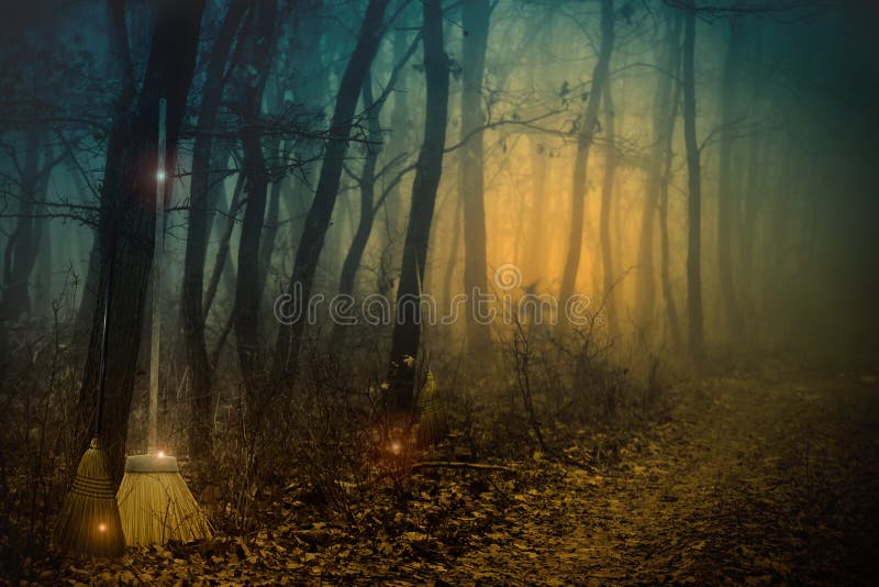 It is a witches Sabbath stock photo. Image of autumn - 45856956