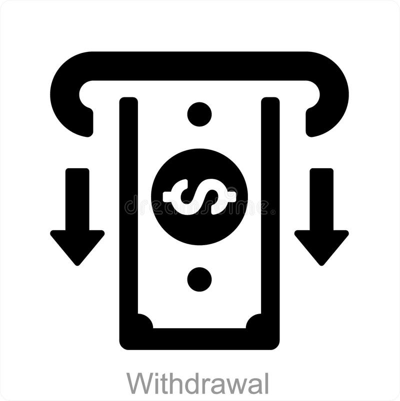 Withdrawl stock illustration. Illustration of design - 340433374