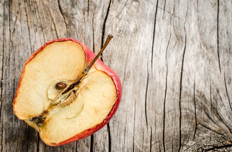 A wither apple stock photo. Image of healthy, delicious - 48958296