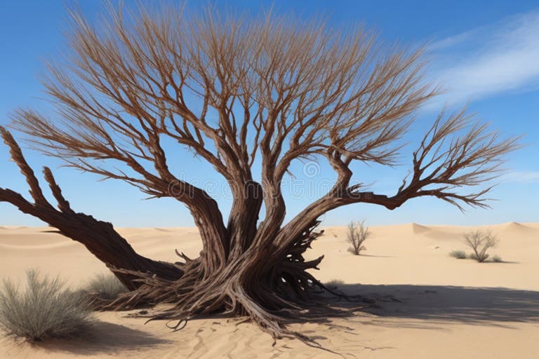 Withered Tree Desert Stock Illustrations – 435 Withered Tree Desert ...