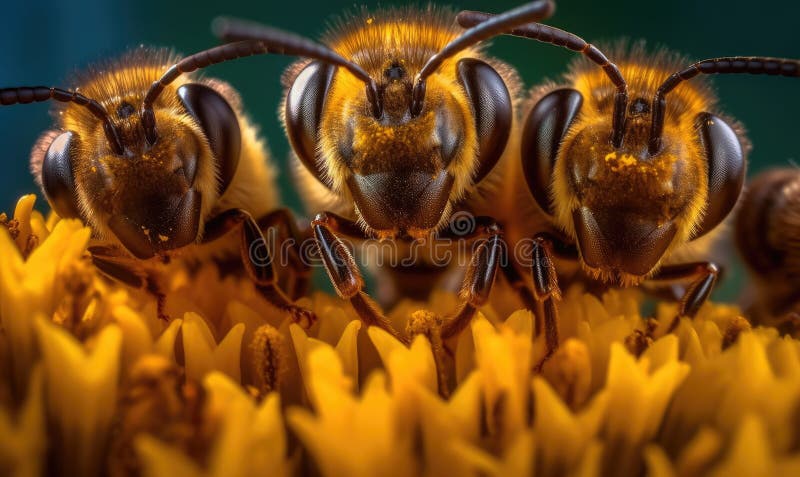 Witness the Intricate Details of Bees through Mesmerizing ...