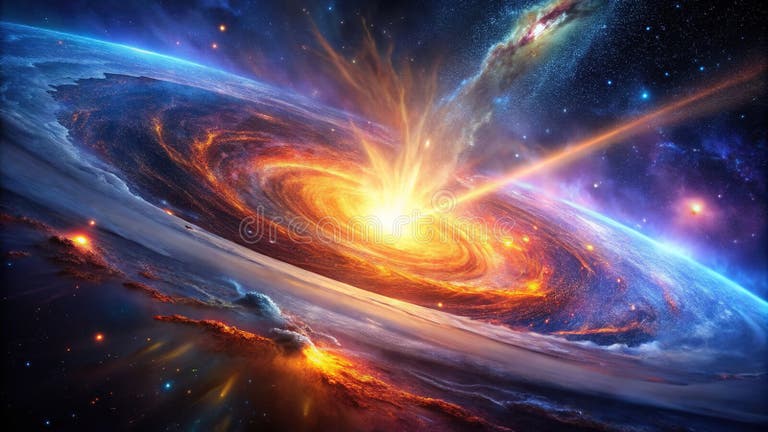 Witness the Stunning Cosmic Shockwave Unleashed Energy from a Quasar in ...