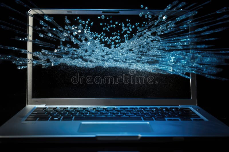 Water Damage Computer Stock Illustrations – 467 Water Damage Computer ...