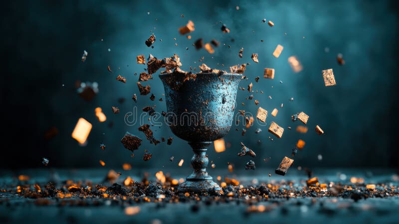 Witness the Stunning Visual Metaphor of a Broken Chalice, Seemingly ...