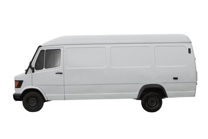 Witte bestelwagen stock afbeelding. Image of distributie - 11545807