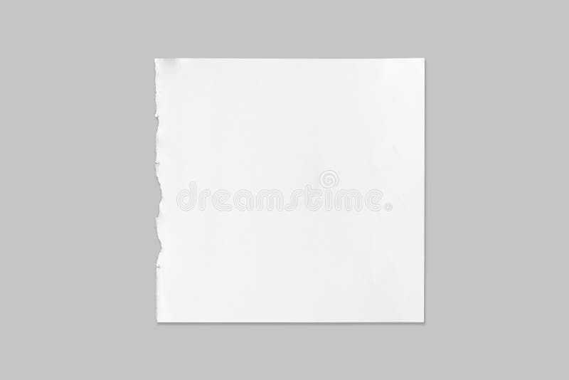 Wit Blad Van Document Met Het Knippen Van Weg Stock Foto - Image of ...