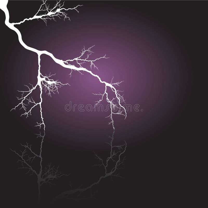 Witte Glanzende Bliksem. Vector. Stock Illustratie - Illustration of ...
