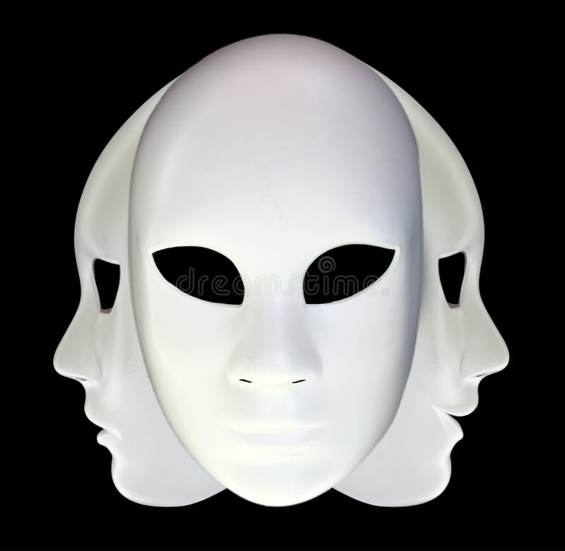 Witte maskers stock foto. Image of kostuum, kostuums - 13079028