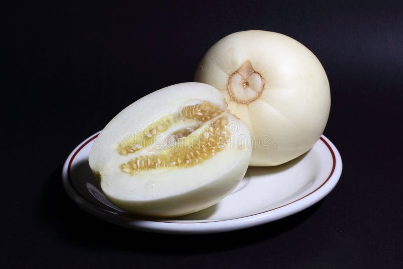 Witte meloen stock foto. Image of zaad, voedsel, summer - 14589830