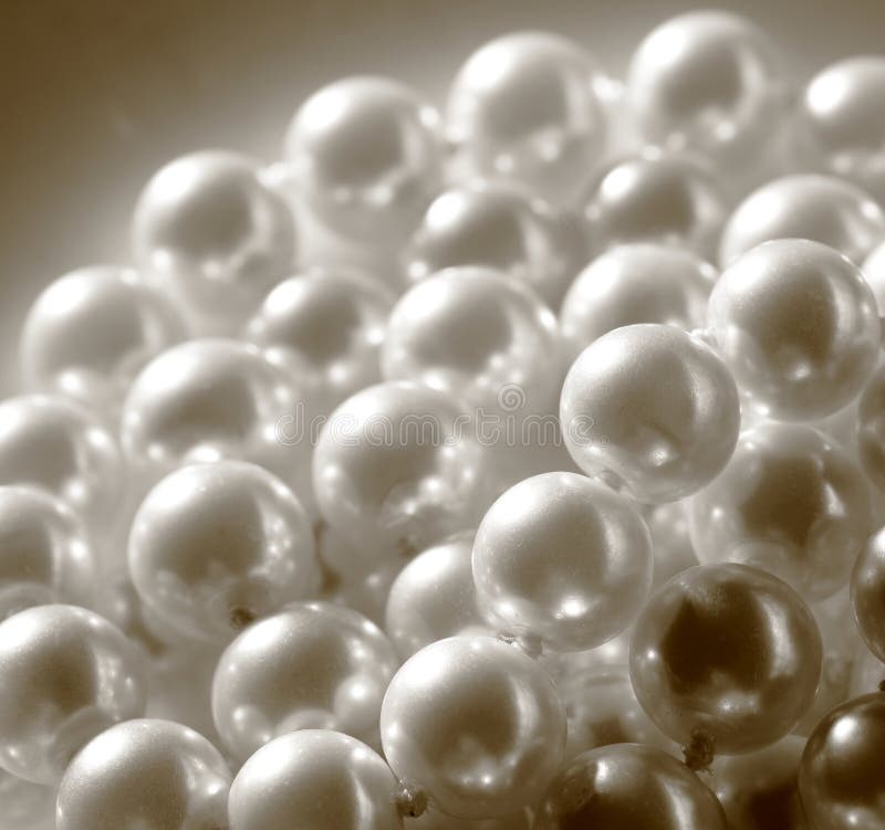 Parels stock foto. Image of parel, sluit, versier, glanzend - 12625550