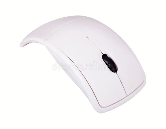 Witte PC-muis stock afbeelding. Image of glanzend, geïsoleerd - 30299381