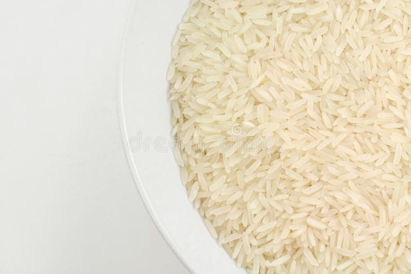 Witte rijst stock foto. Image of rijst, korrel, voeding - 1735412