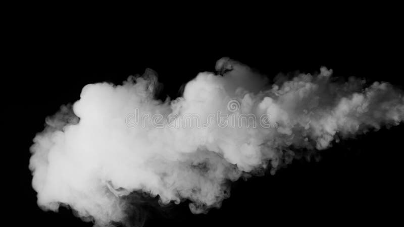 Witte Rook Op Zwarte Achtergrond Stock Foto - Image of explosie ...