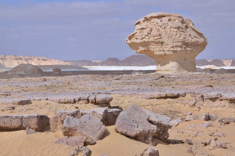 Witte Woestijn, Egypte stock afbeelding. Image of westelijk - 43439359