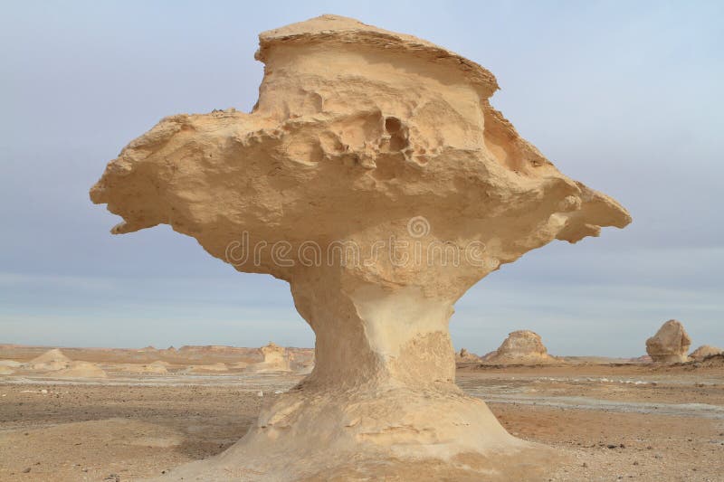 Witte Woestijn in Farafra in De Sahara Van Egypte Stock Foto - Image of ...