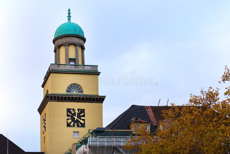 Witten germany in autumn stock image. Image of church - 131244145