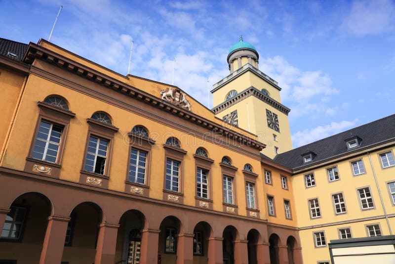 Witten Town Hall, Germany stock image. Image of hall - 199044367