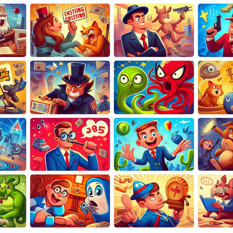 Witty Animation Slides Slides With Witty And Cleverly Animated Stock Image Image Of Sequences