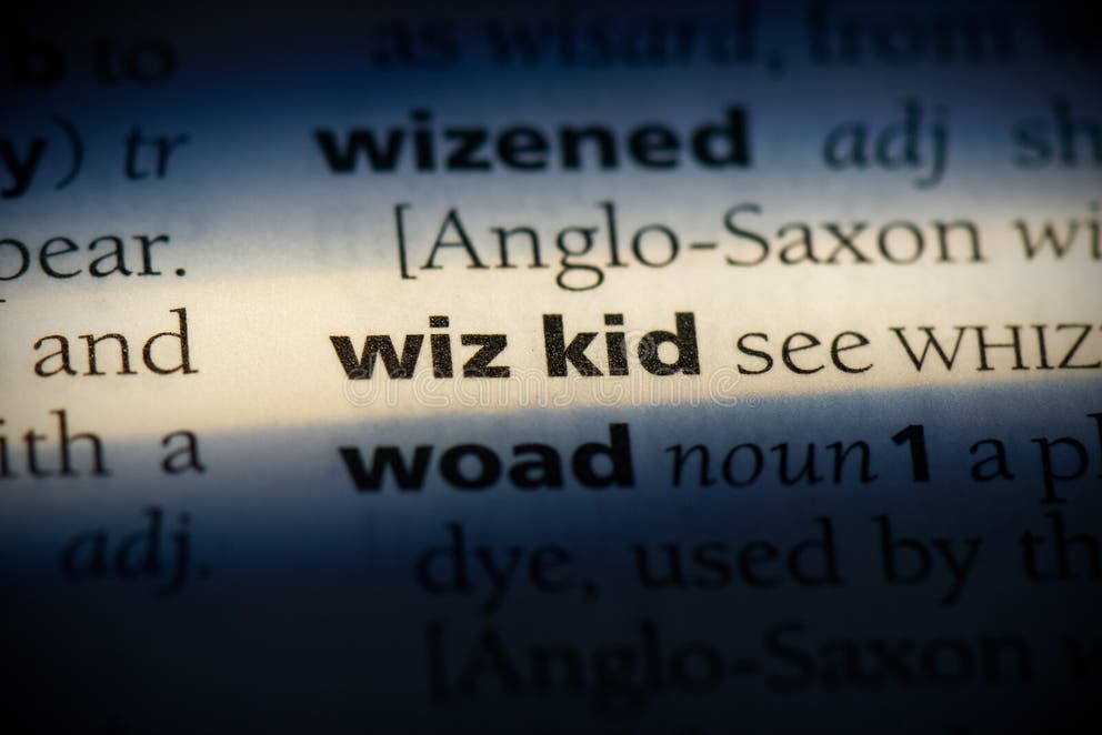 Wiz kid stock image. Image of linguistic, info, minimal - 161578909