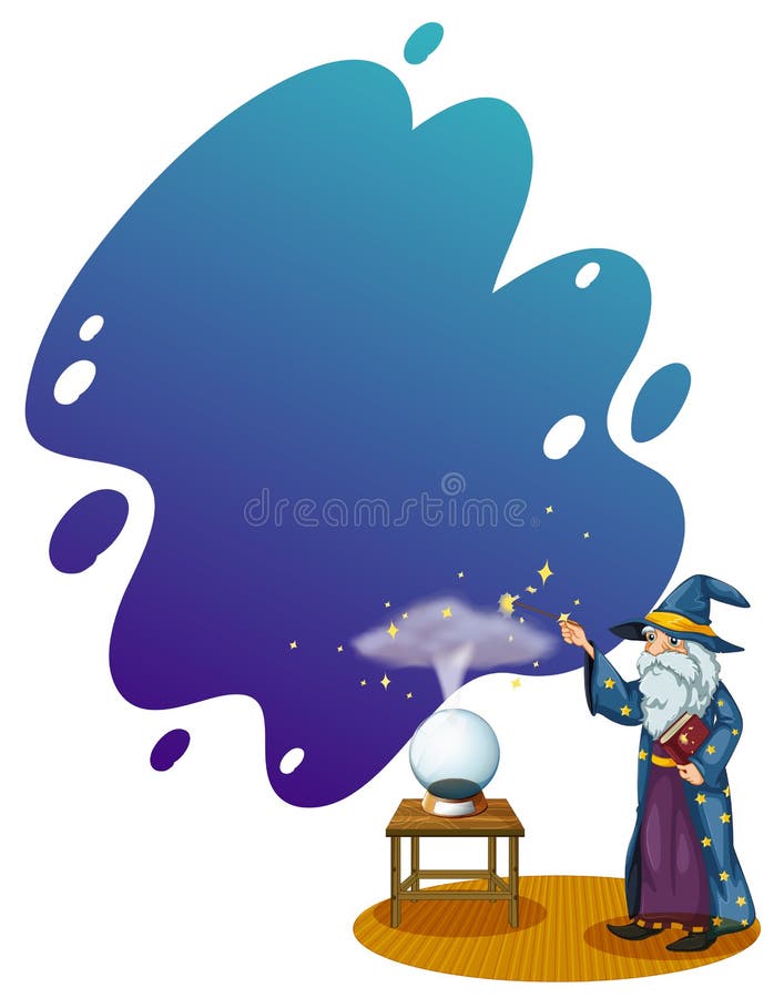 Ball Glass Wizard Stock Illustrations – 2,215 Ball Glass Wizard Stock ...