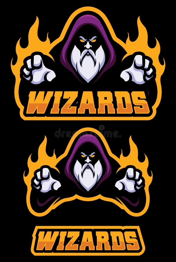 Wizard Mascot Logo Design Vector With Modern Illustration Concept Style ...