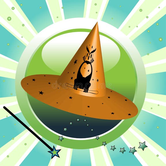 Owl Wizard Hat Stock Illustrations – 1,125 Owl Wizard Hat Stock ...