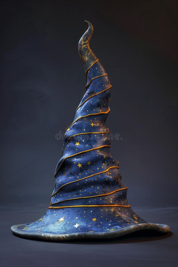 Wizard Hat Item Artefact Cartoon Style Pixar Style Stock Illustration ...