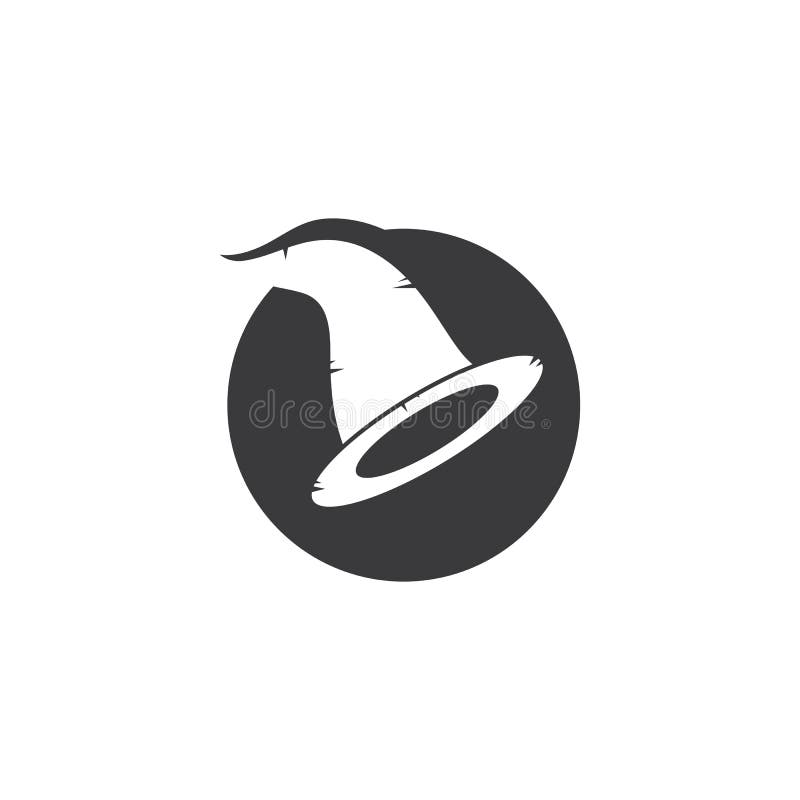 Wizard Hat Vector Icon Illustration Design Stock Vector - Illustration ...