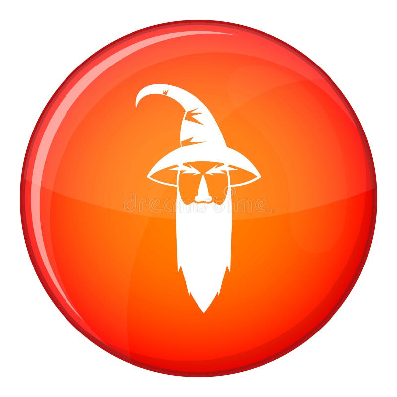 Wizard icon digital blue stock vector. Illustration of halloween ...