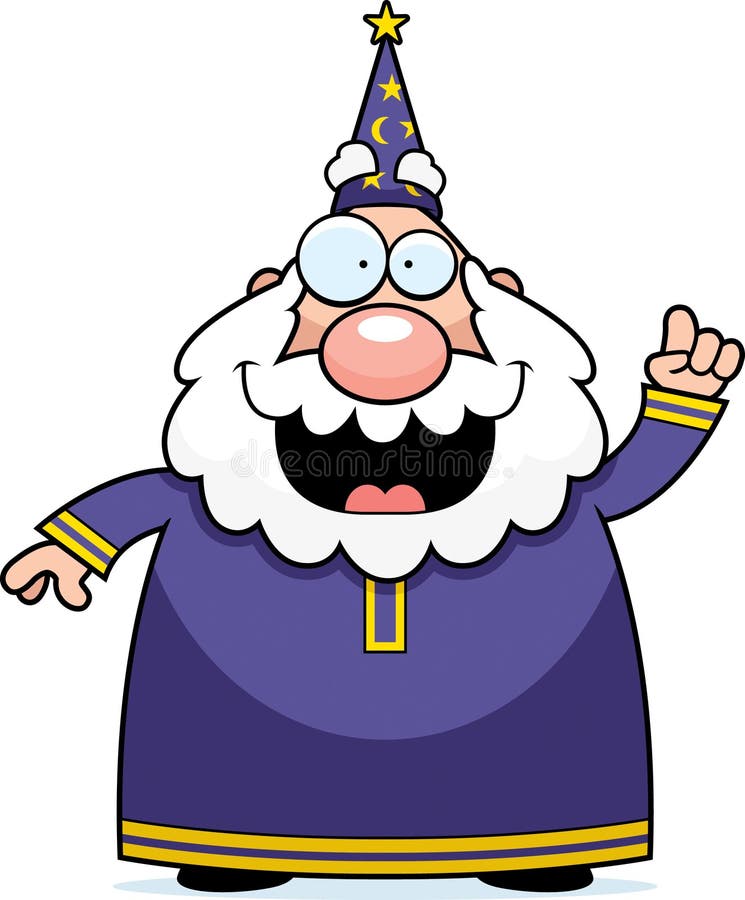 Angry Wizard stock vector. Illustration of person, robes - 14480360