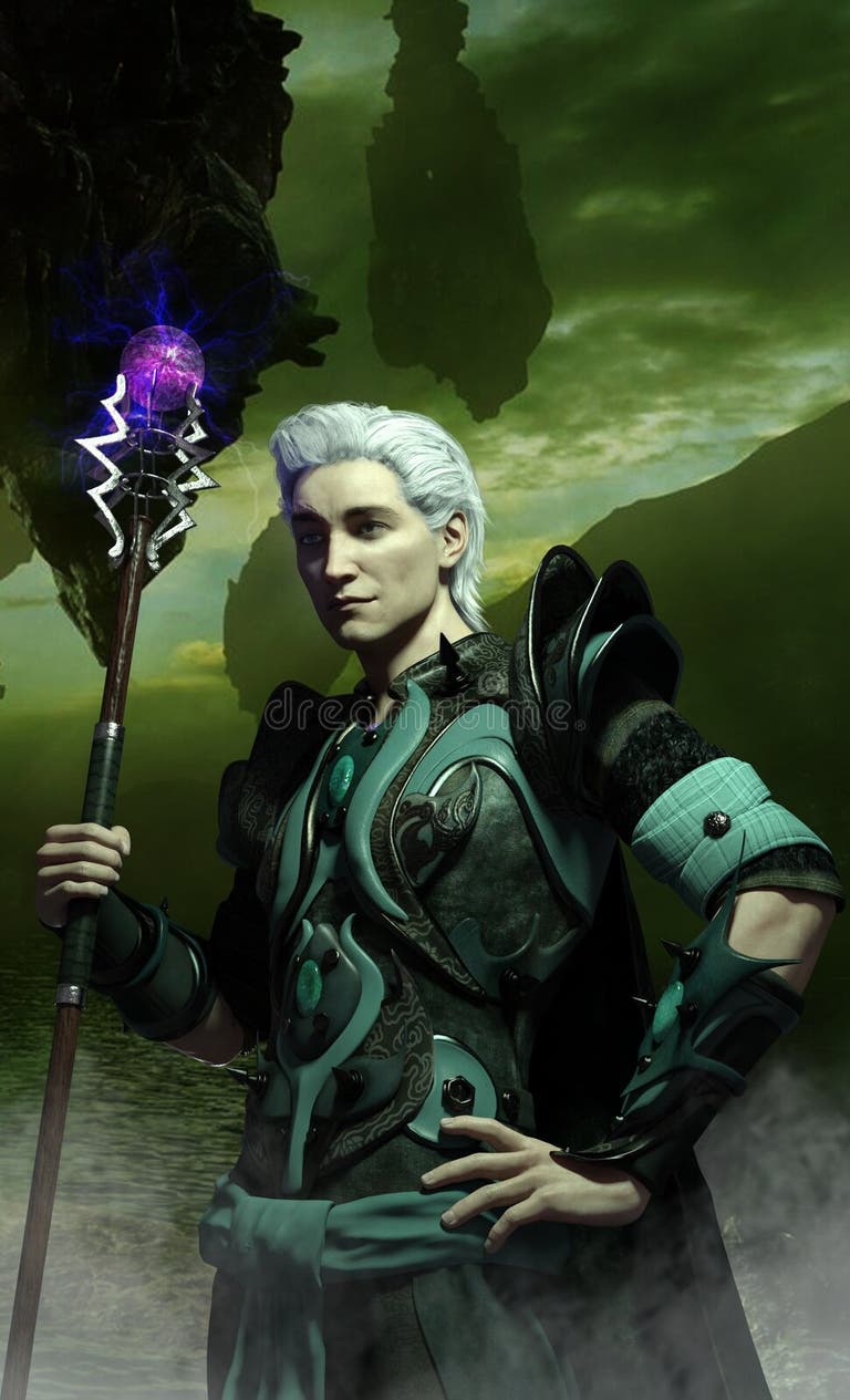 Wizard Mage Staff Armor Stock Illustrations – 52 Wizard Mage Staff ...