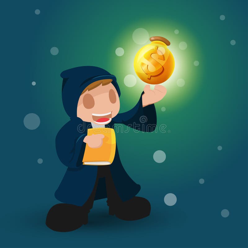 Magic Money stock illustration. Illustration of money - 23500054