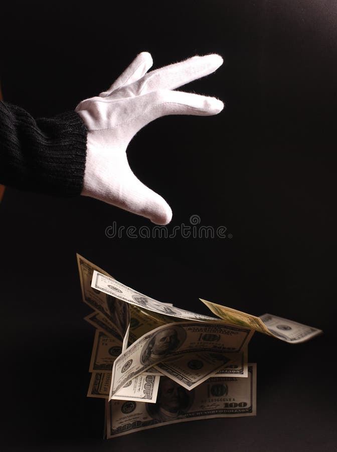 Wizard with money stock photo. Image of magic, money, show - 6906632