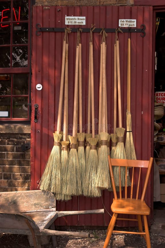 Wizard s Brooms stock photo. Image of handle, magic, wheelbarrel - 2583510
