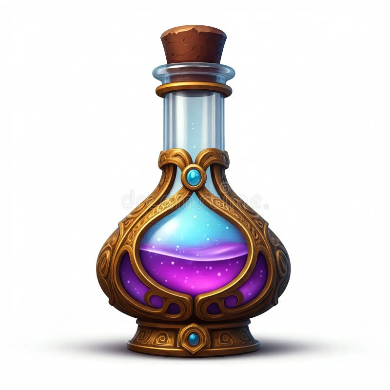 Wizardâ€™s Cosmic Essence stock illustration. Illustration of magical ...