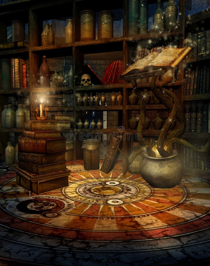Wizard s house 2 stock illustration. Illustration of fantasy - 17259990