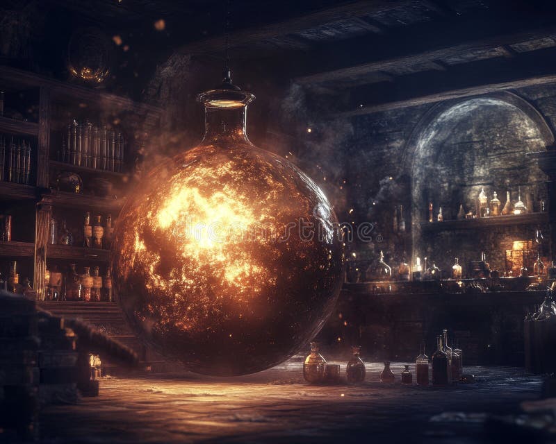 In the Wizard S Workshop, a Magical Potion Bomb Exploded, Sending ...