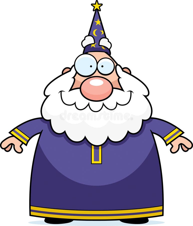 Friendly Wizard stock vector. Illustration of dress, outfit - 11790593