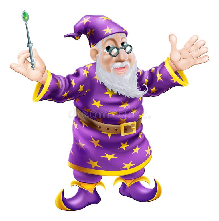 Wise Old Wizard Character Stock Illustrations – 1,627 Wise Old Wizard ...