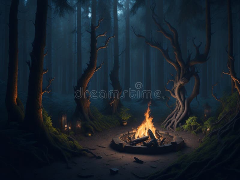 Wizards Forest Stock Illustrations – 444 Wizards Forest Stock ...
