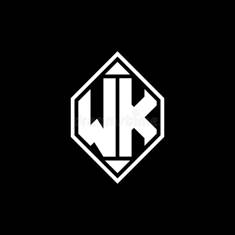 WK Logo Monogram Geometric Shield Shape Style Stock Vector ... WK Logo Monogram Geometric Shield Shape Style Stock Vector ...