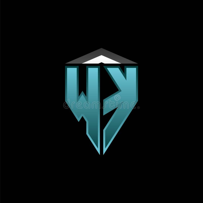 WK Logo Shield Blue Light Style Design Stock Vector - Illustration of ... WK Logo Shield Blue Light Style Design Stock Vector - Illustration of ...
