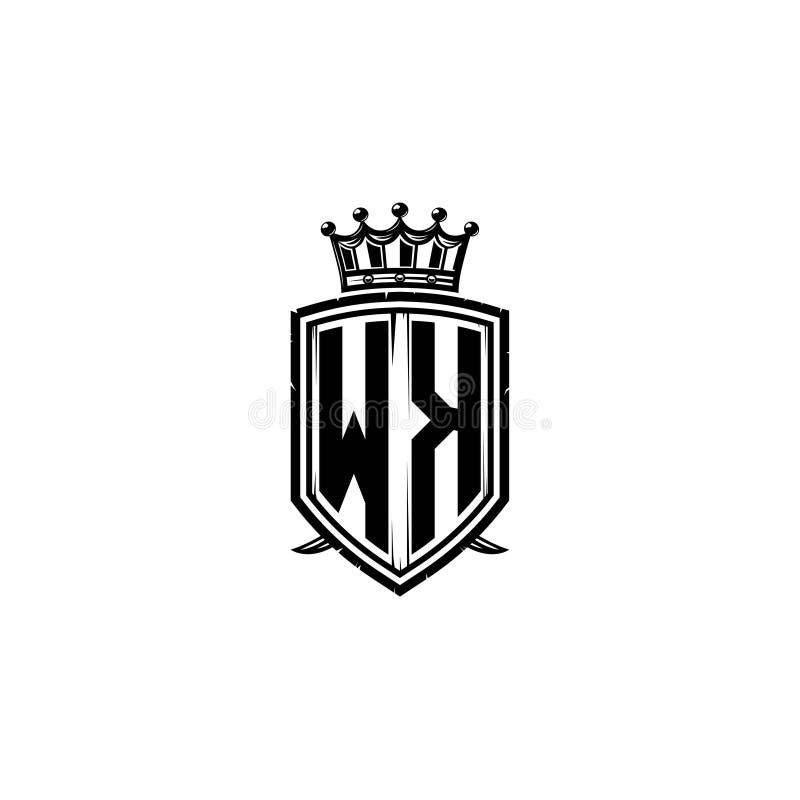 WK Logo Monogram Shield Crown Luxury Design Stock Vector - Illustration ... WK Logo Monogram Shield Crown Luxury Design Stock Vector - Illustration ...
